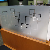 3M Sandblasted Glass Film | Sandblasted Glass Effects